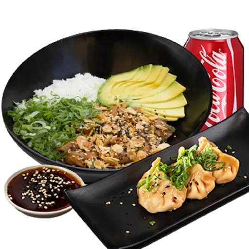 Gohan Pollo Teriyaki, Gyozas 3U, Bebida - Yokono, Positive Food ...