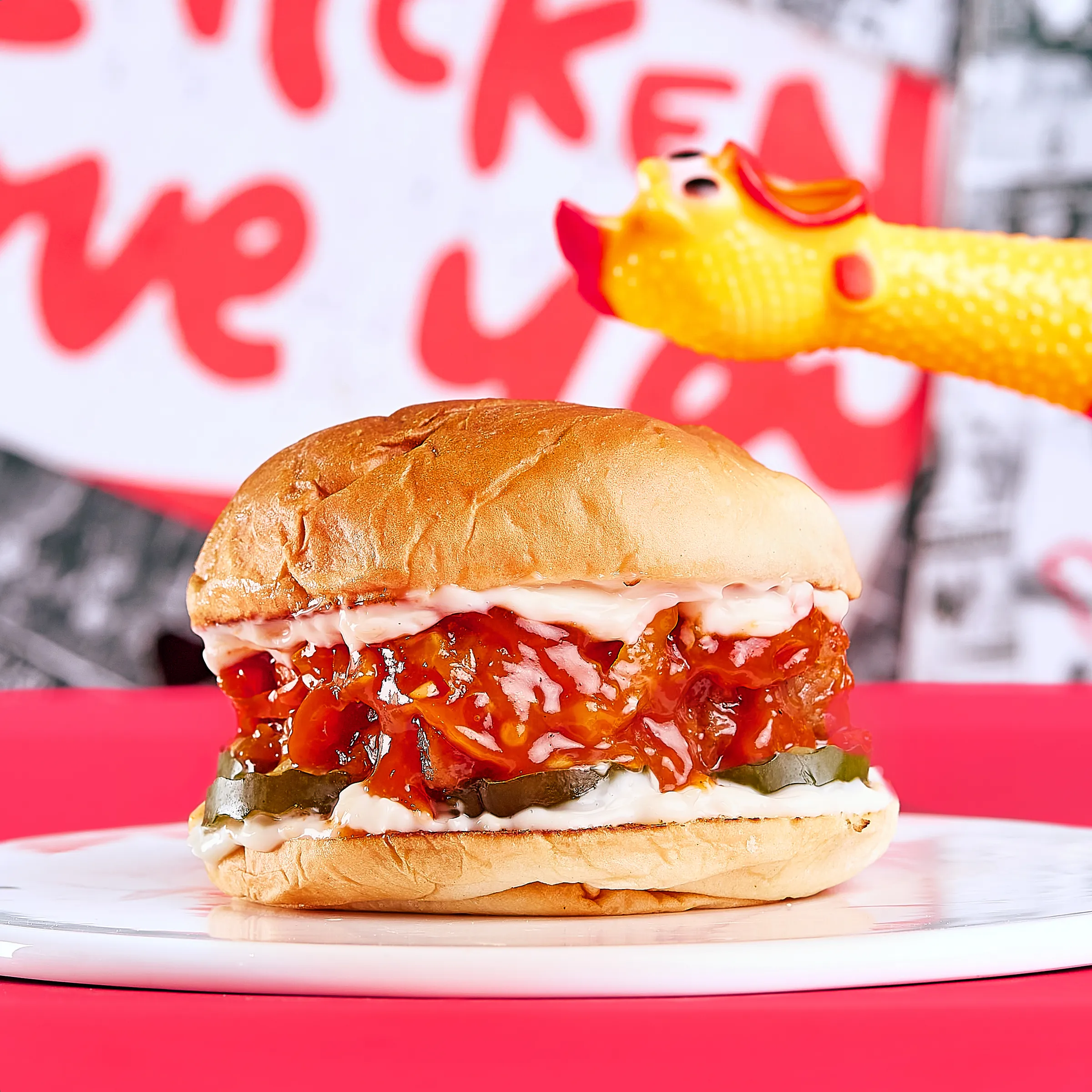 TOFU #NoSeaiGallina 🌶🥵🔥 - Chicken Love You | Sandwiches de pollo frito