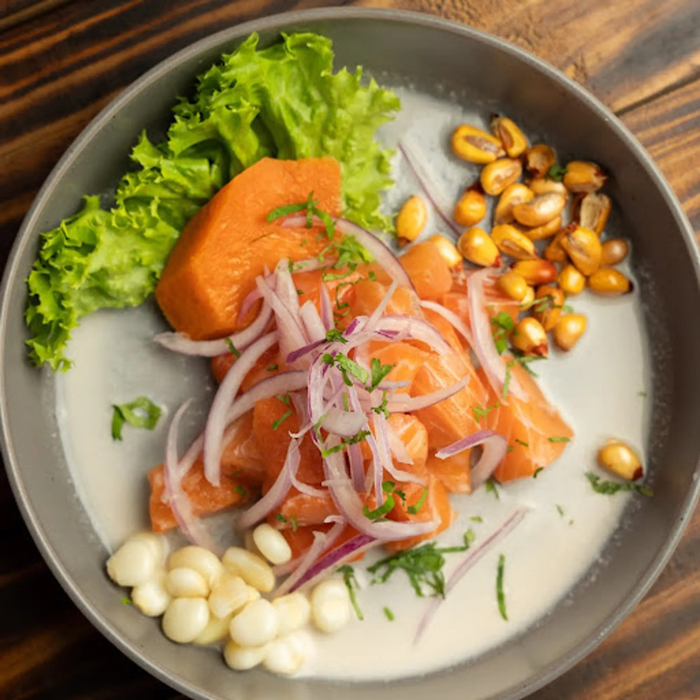 Ceviche de Salmón - Pampa Brava | Cocina & Brasas