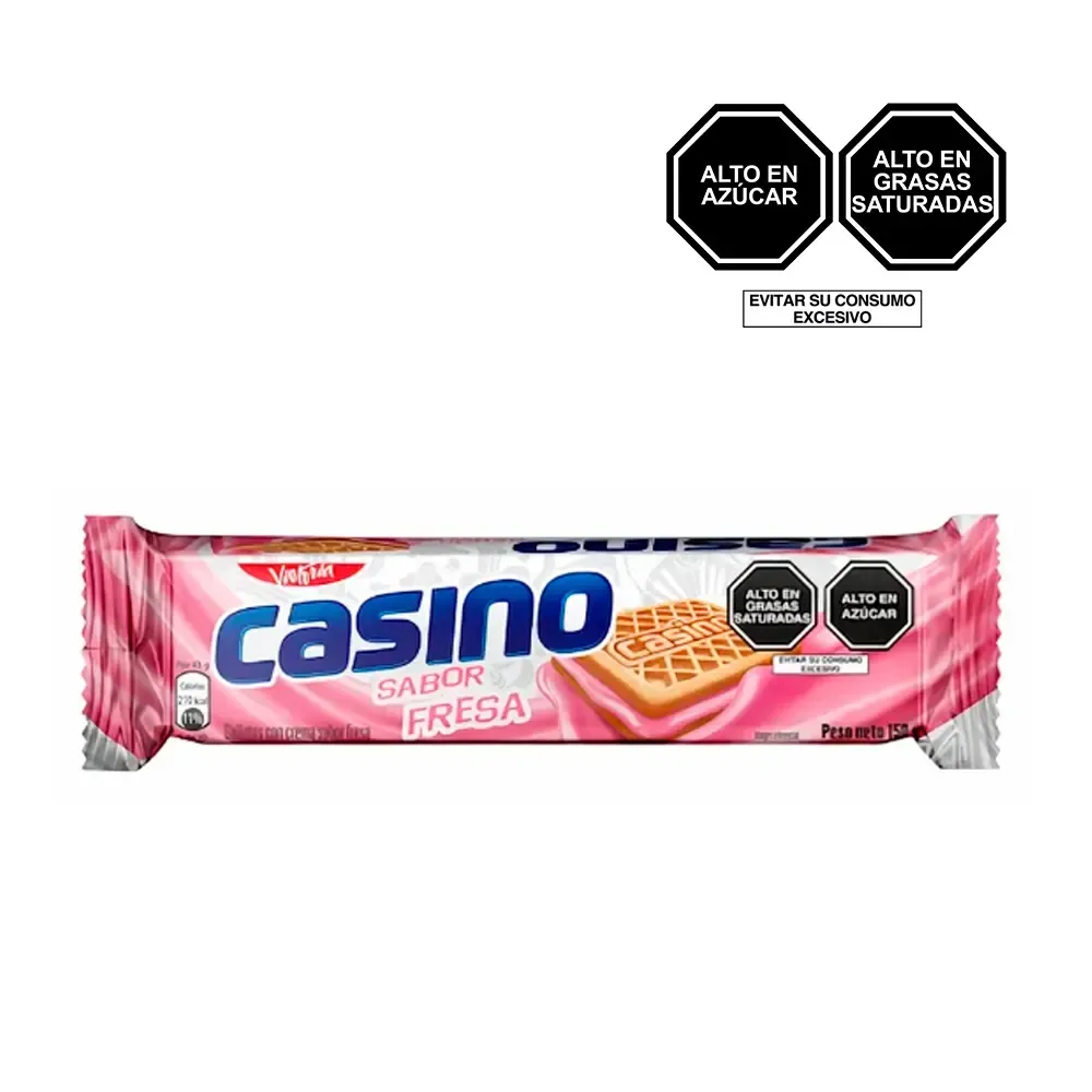 GALLETA CASINO FRESA TACO X 129 GR - Tambo | Cada vez más cerca
