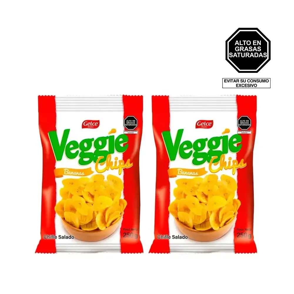 Pack (2 Chifles Veggie Chips x 250 Gr) - Tambo | Cada vez más cerca