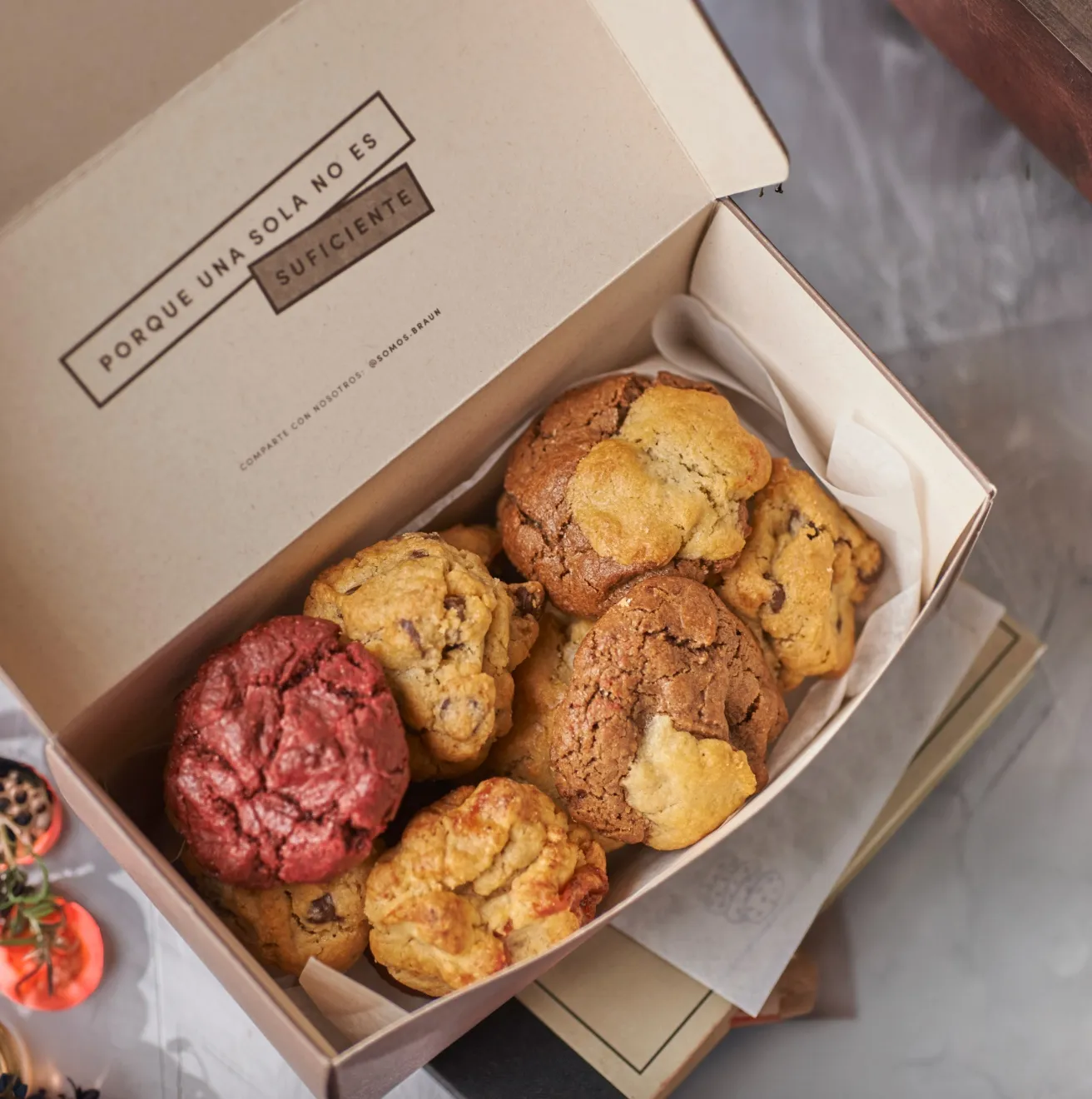 Caja 12 Mini Braun - Braun Cookies | galletas & soft serve