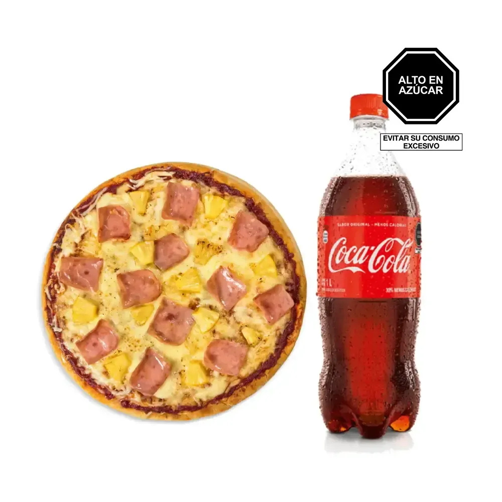 Pack (1 Pizza Familiar Hawaiana + 1 Coca Cola x 1 Lt) - Tambo | Cada ...