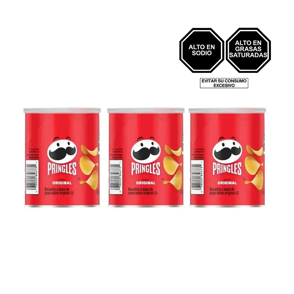 Pack (3 Papas Pringles Original x 37 Gr) - Tambo | Cada vez más cerca