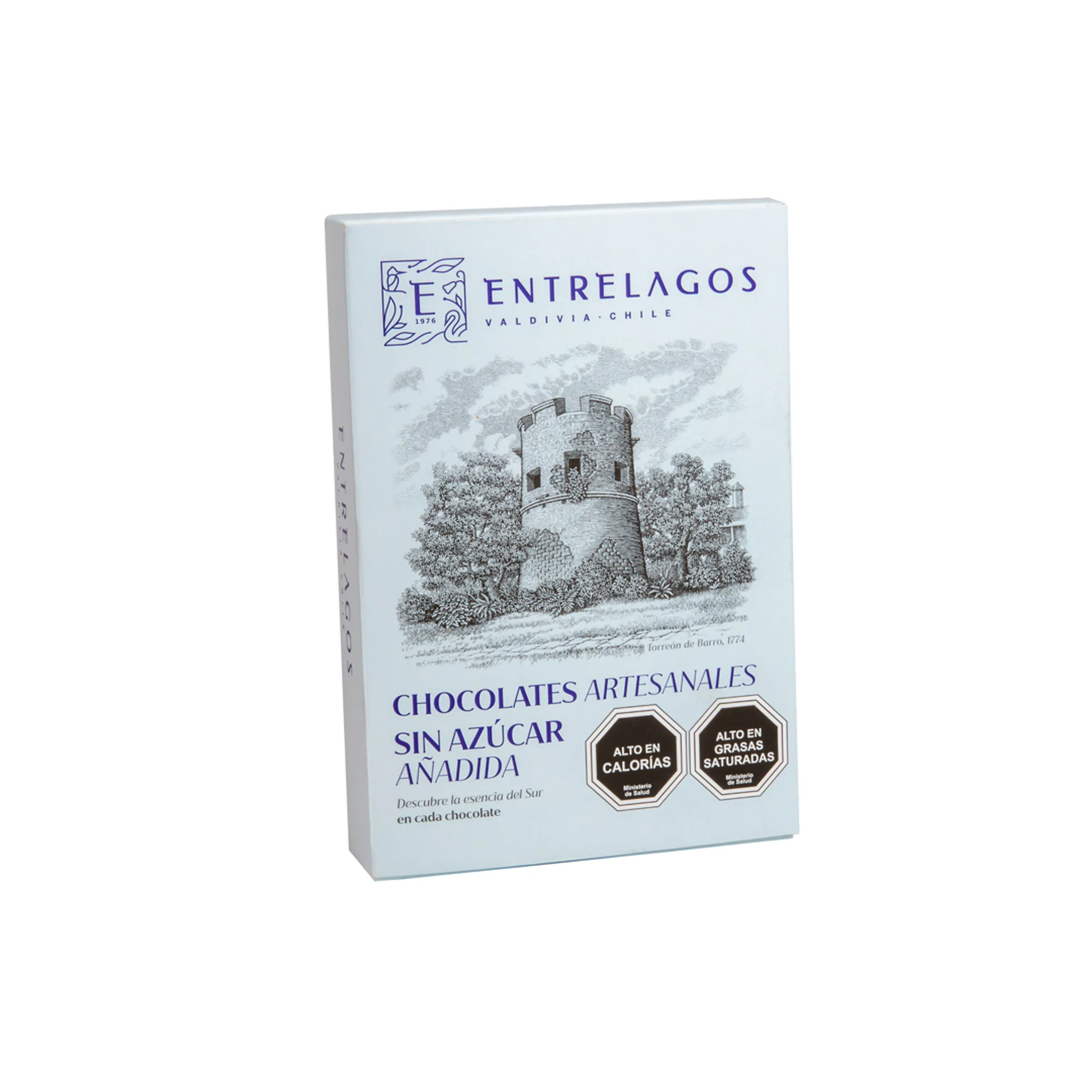 522 - Caja bombones sin azúcar 92 gr. - Chocolatería Entrelagos ...