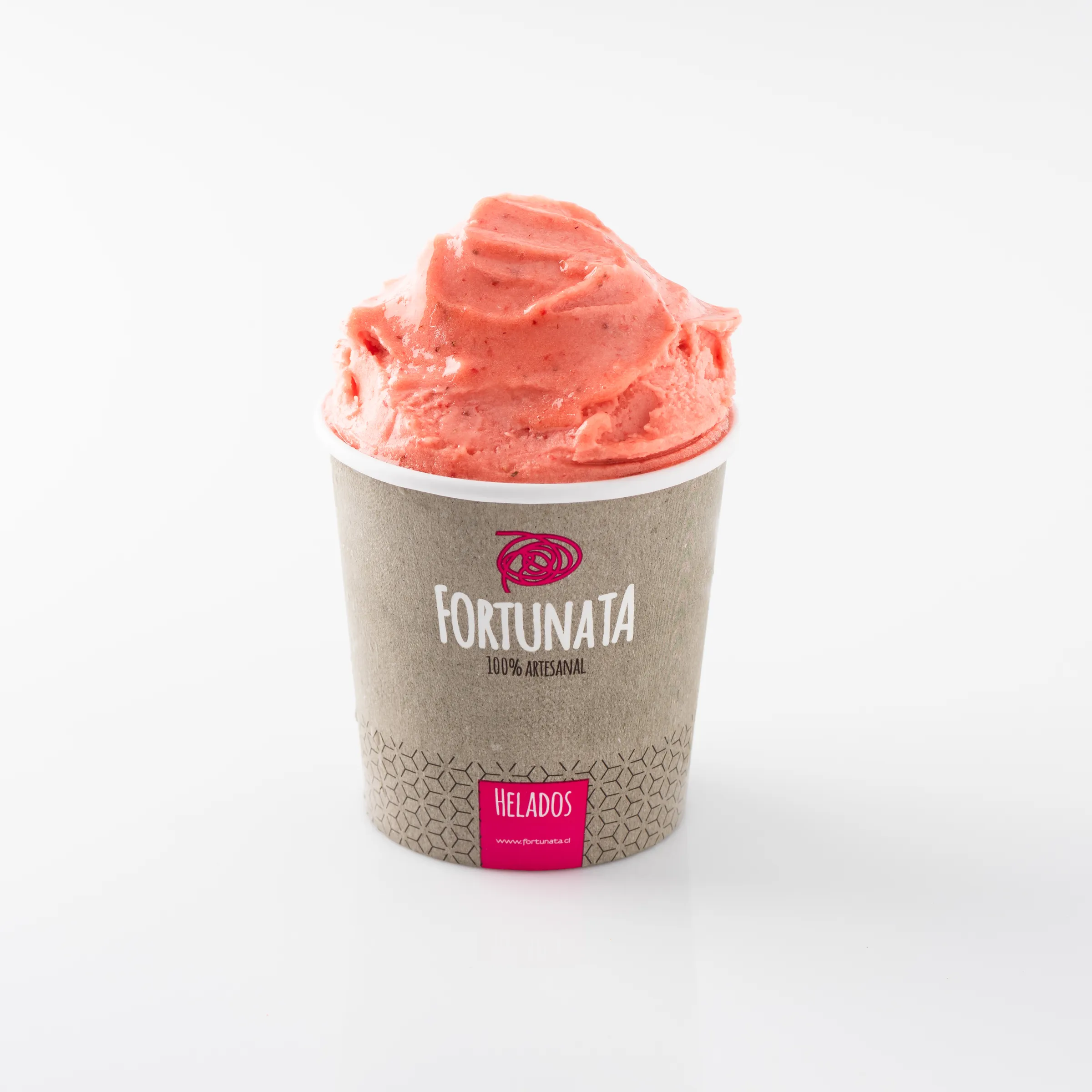 Helado frutilla naranja - Fortunata | Tienda online