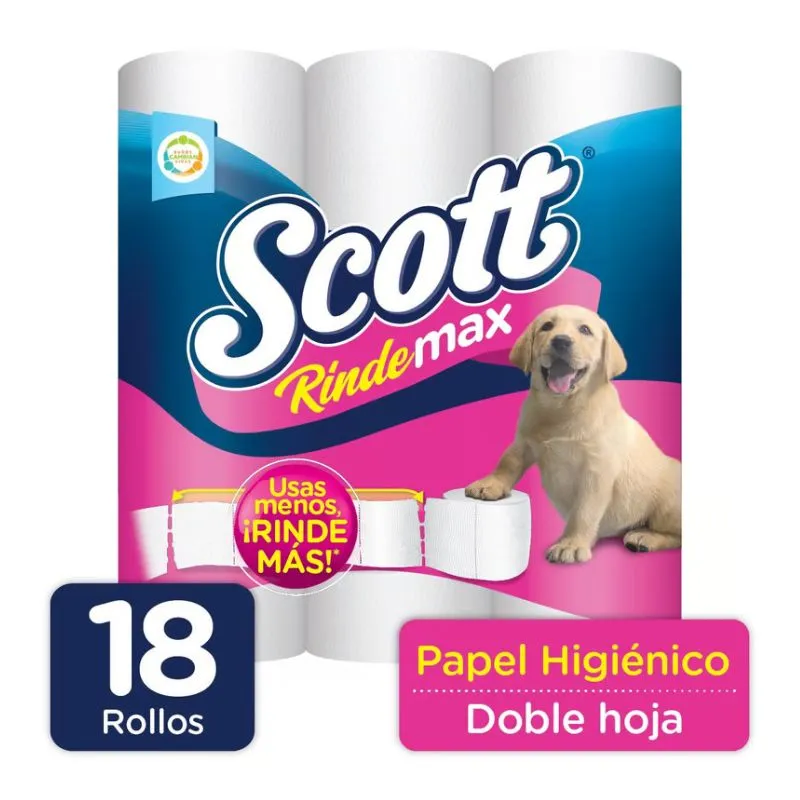 Papel higienico scott rinde max x 18 und doble hoja - Supermercados La ...