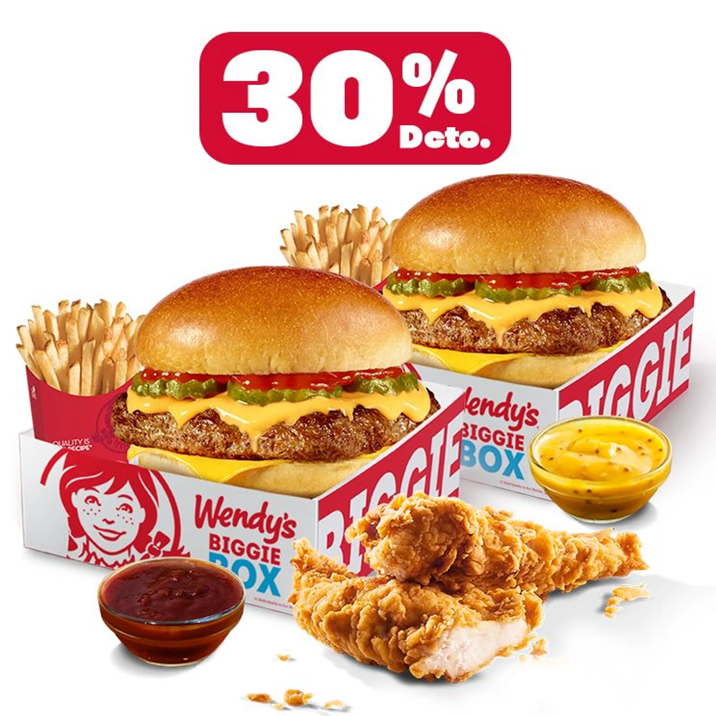 2 Biggie Box 30% OFF - Wendy's Chile - Calidad es Nuestra Receta