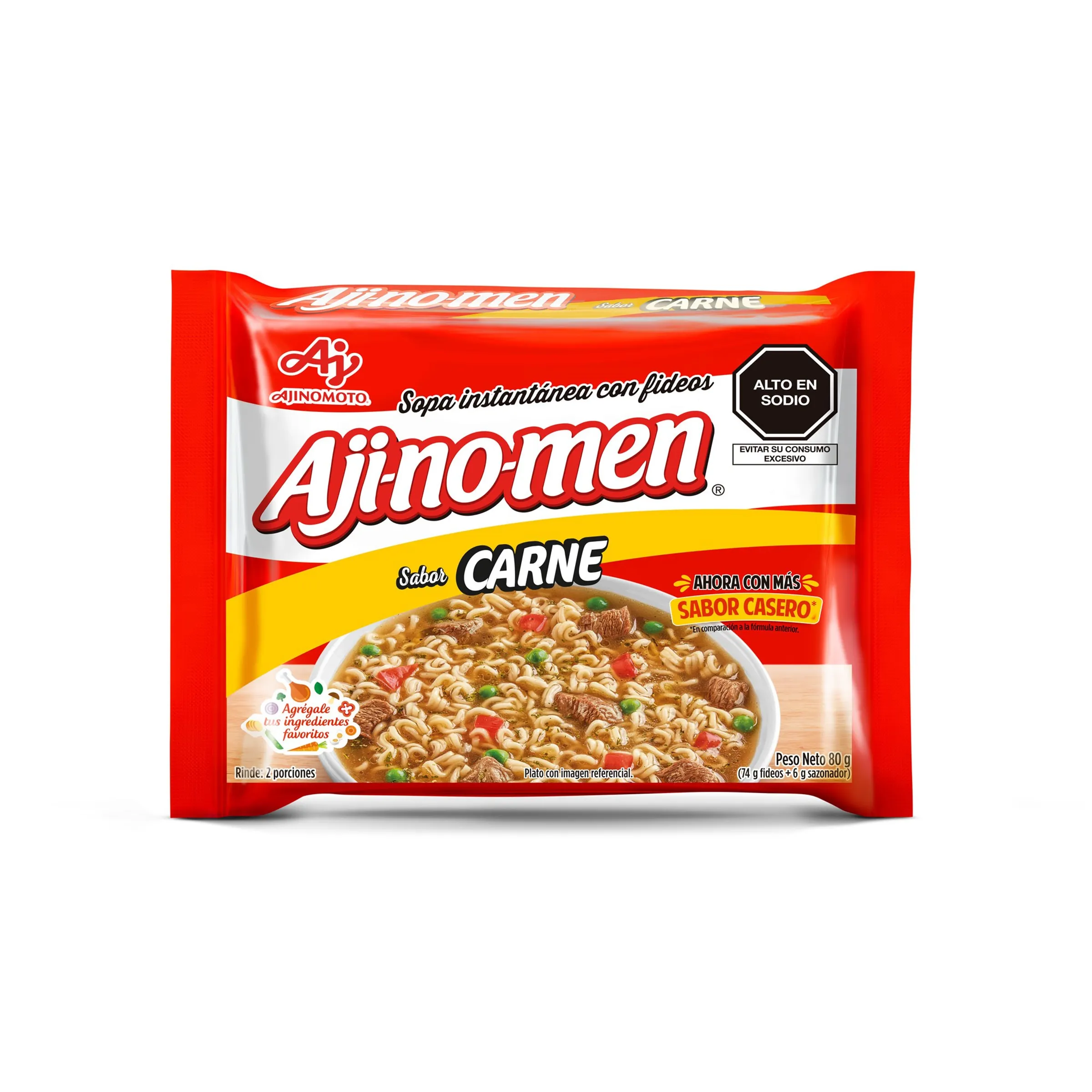 Sopa Ajinomen Sabor Carne 80 gr - Tambo | Cada vez más cerca