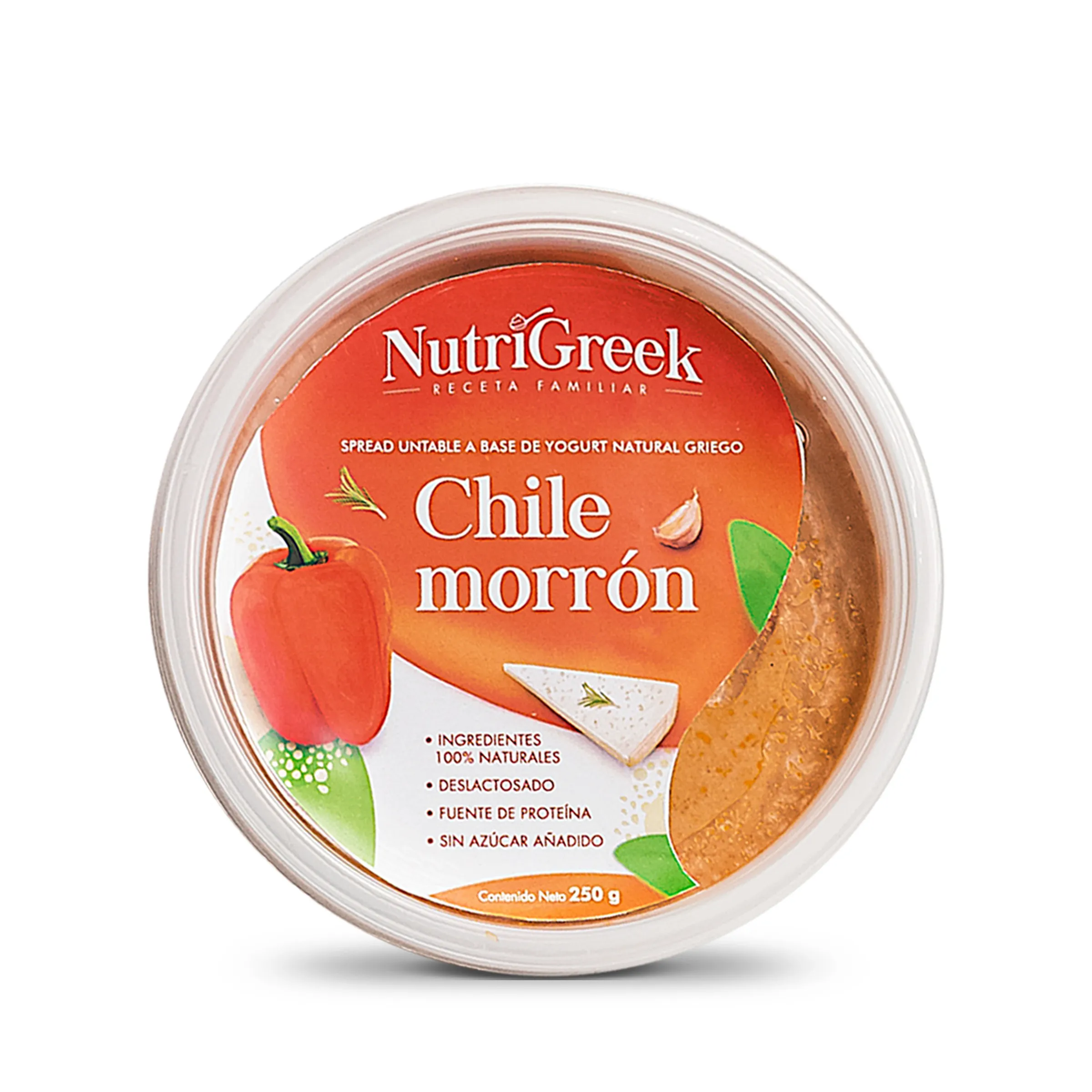 Spread de Chile Morrón 250 g - NutriGreek | Receta familiar