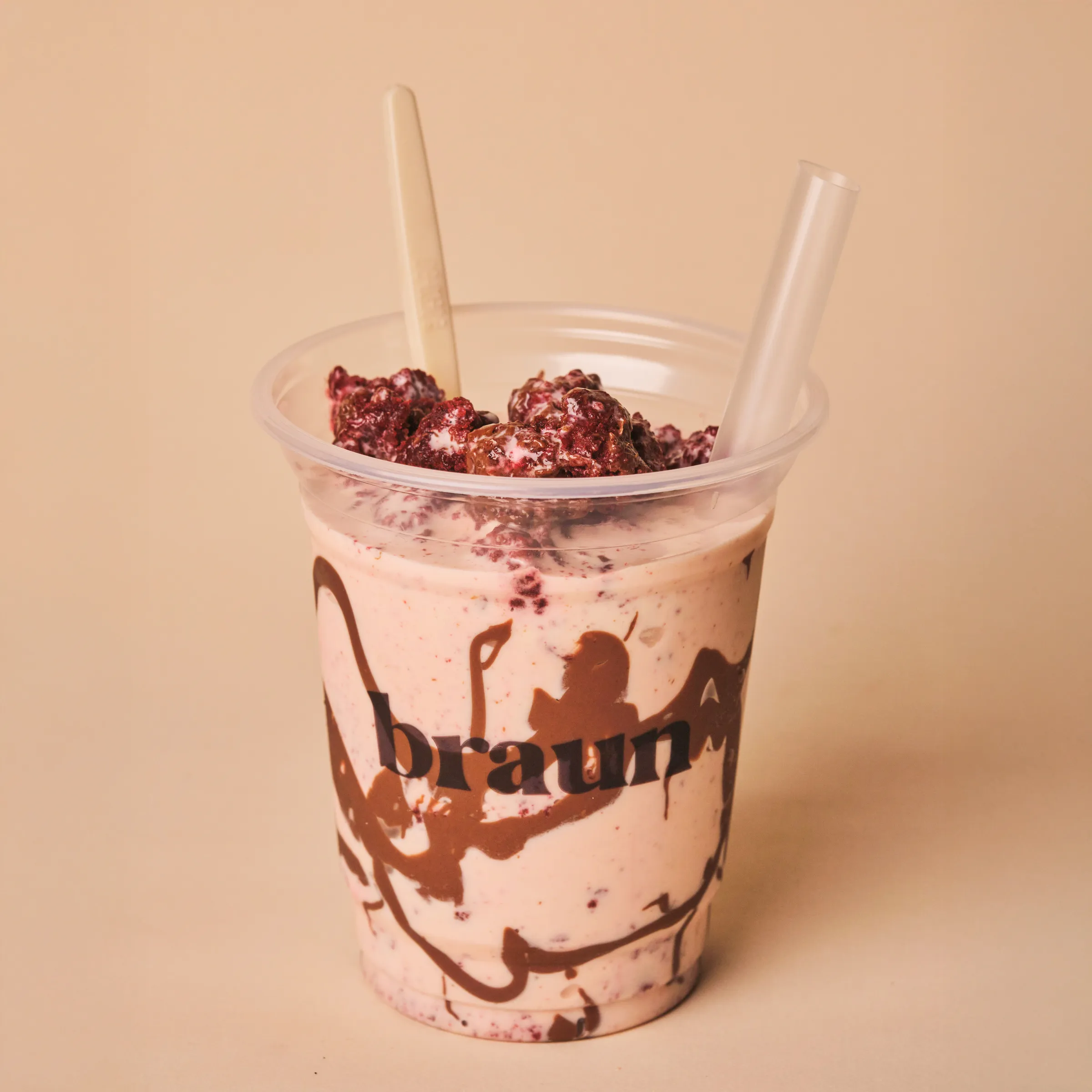 Malteada Red Velvet - braun cookies | galletas & soft serve