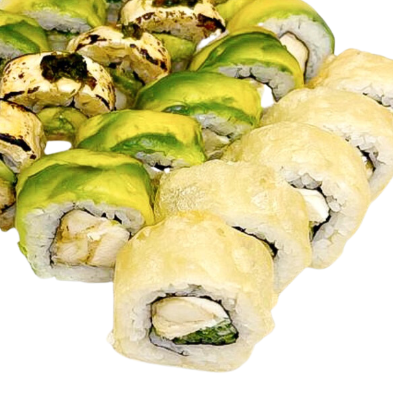 Hide sushi and gohan